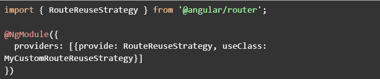 Implementing Routereusestrategy In Lazily Loaded Modules In Angular