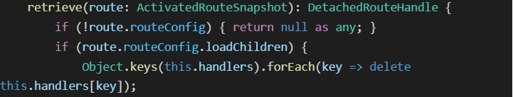 Implementing RouteReuseStrategy in Lazily Loaded Modules in Angular